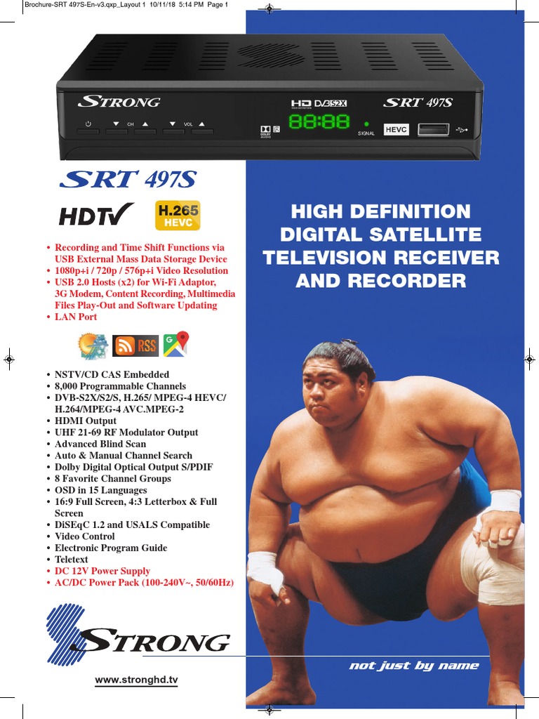 High Definition Digital Satellite Television Receiver and Recorder ...
