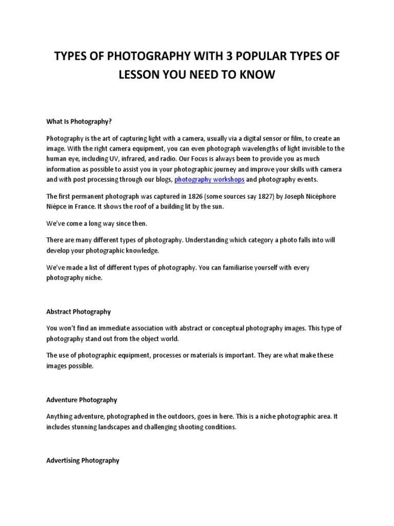 PDF Photography Guide | PDF | Macro Photography | Photograph