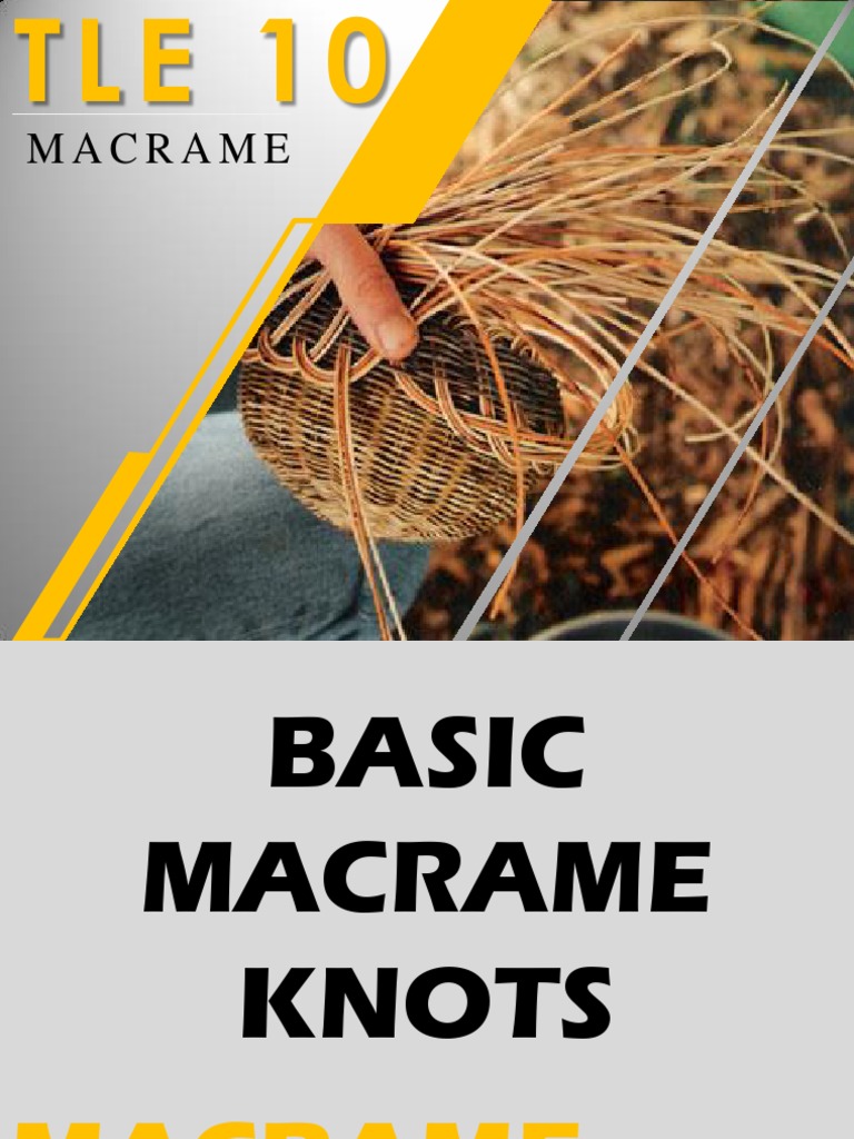 05-Basic Macrame Knots | PDF