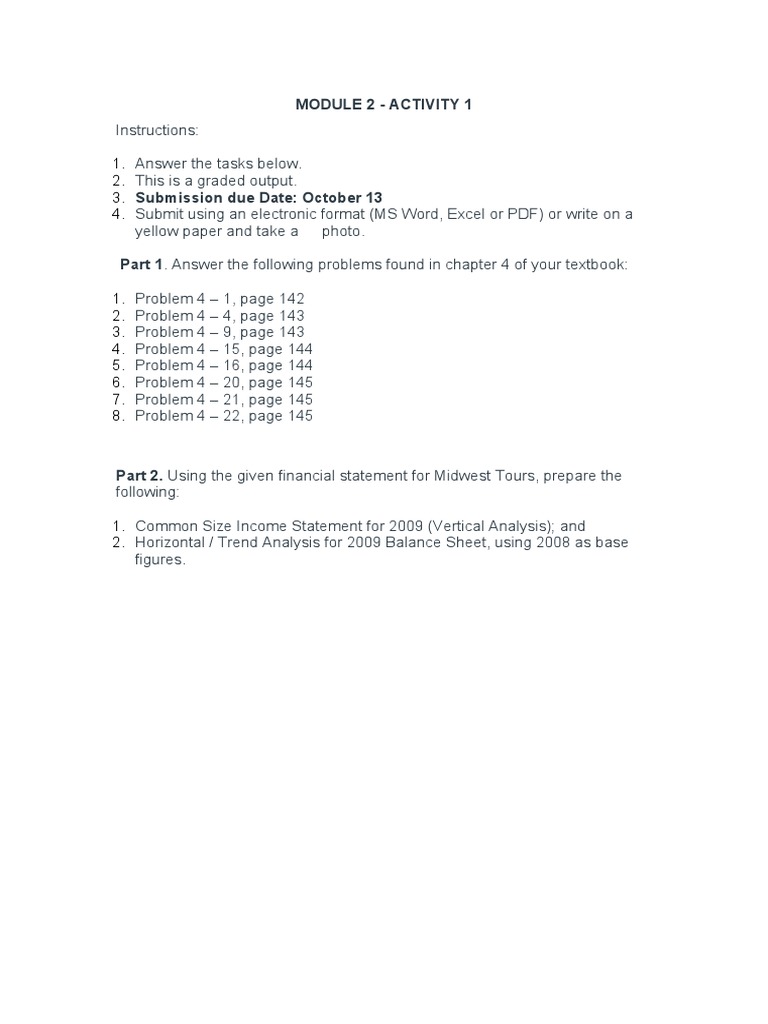 Module 2 - Activity .... | PDF