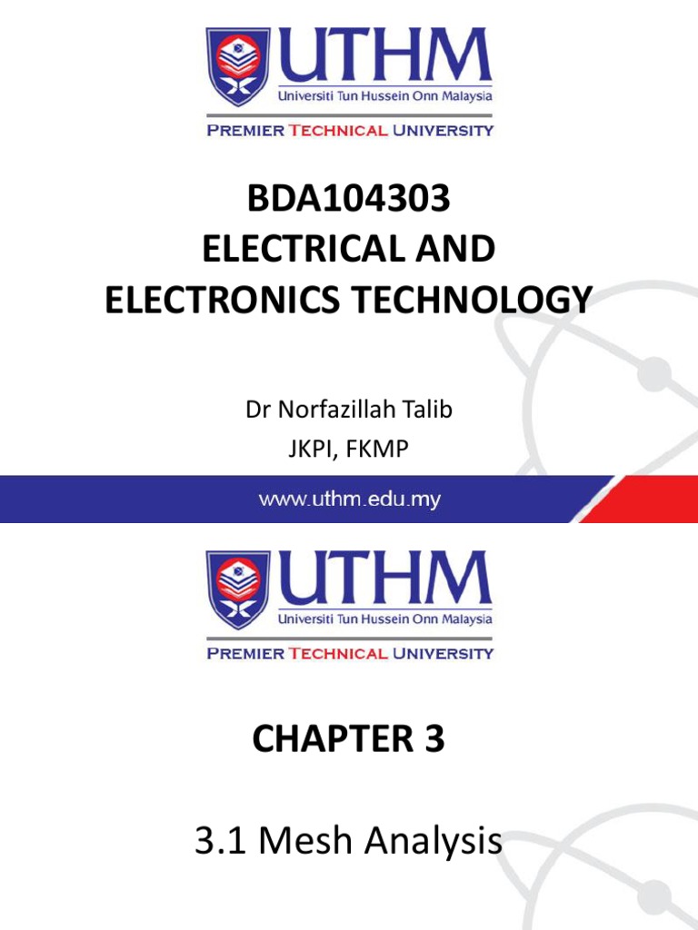 Chapter 3 | PDF | Electrical Network | Electrical Circuits