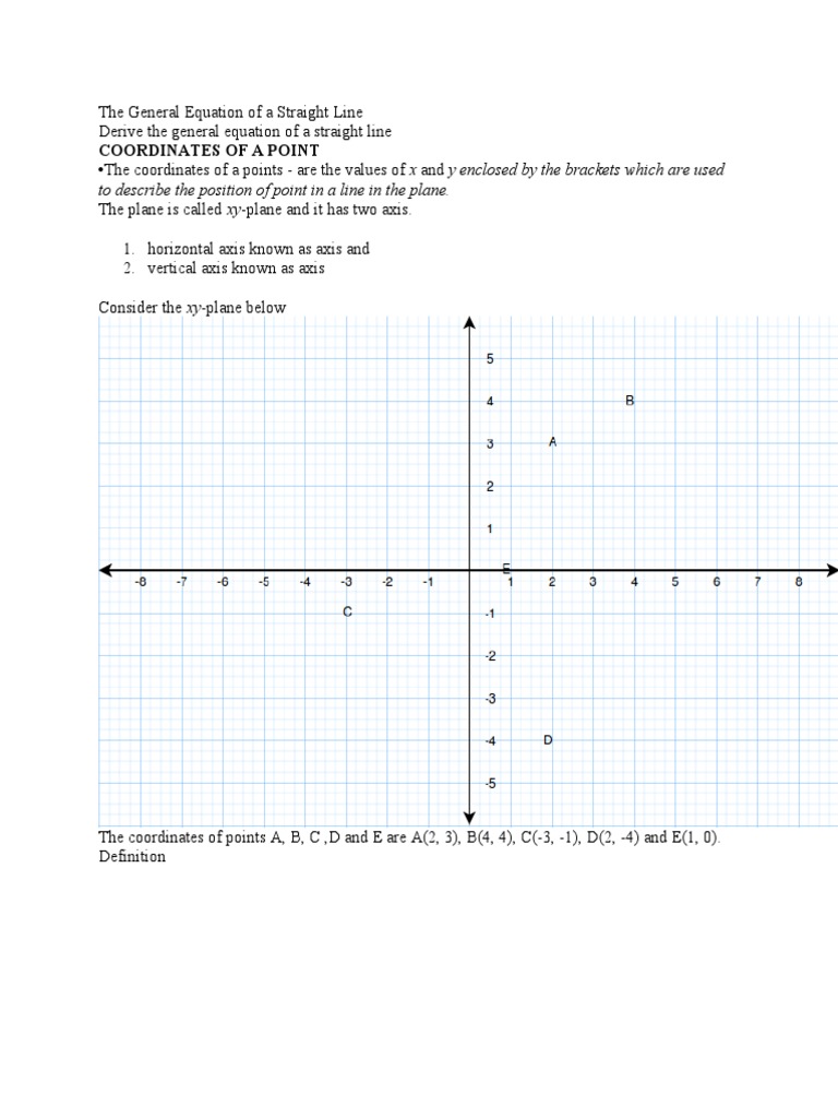 Coordinate Geometry Lecture. | PDF | Line (Geometry) | Triangle