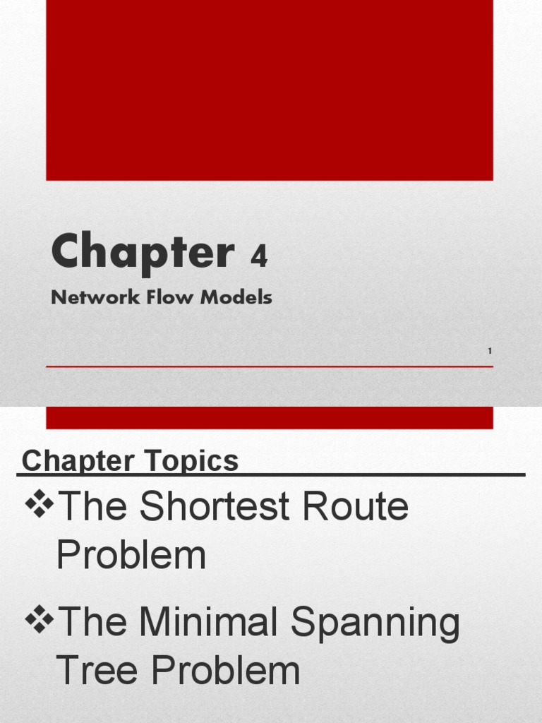 Network Flow Models | PDF | Node (Networking) | Computer Network