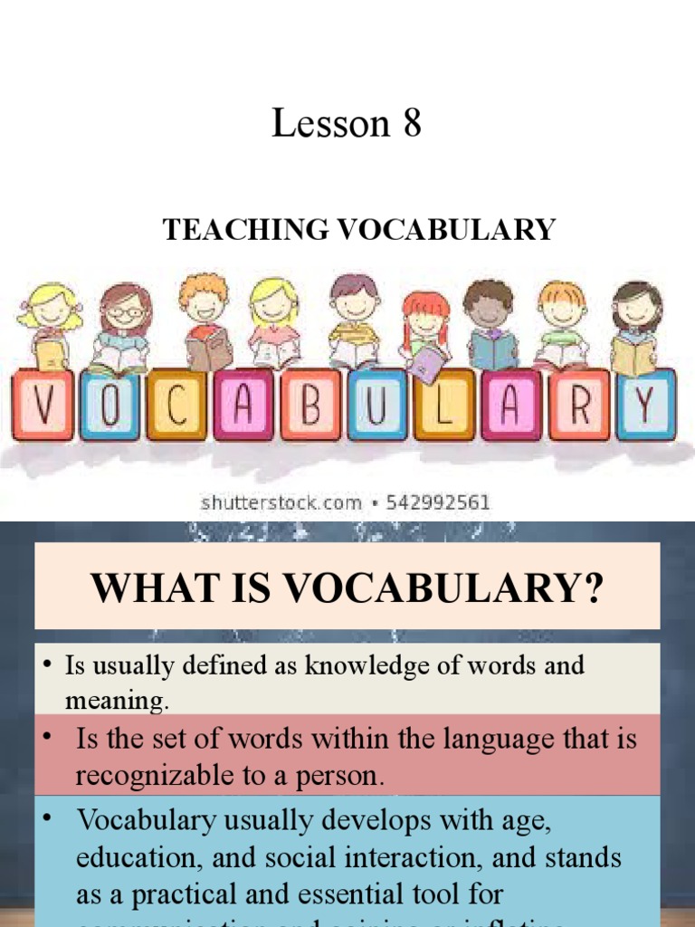 Teaching Vocabulary | PDF | Vocabulary | Definition