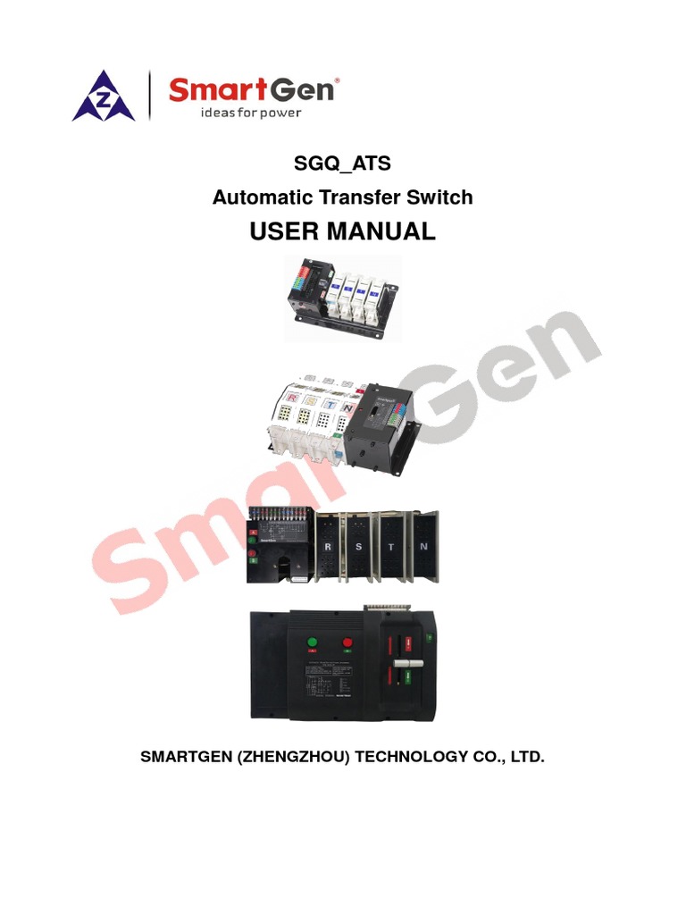 SGQ ATS en PDF | PDF | Switch | Electrical Wiring