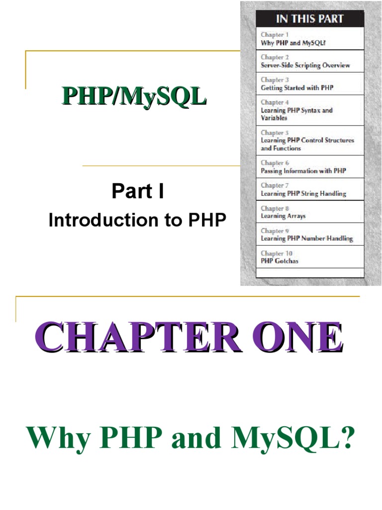 Chapter 1 Introduction To PHP | Download Free PDF | Php | Web Server