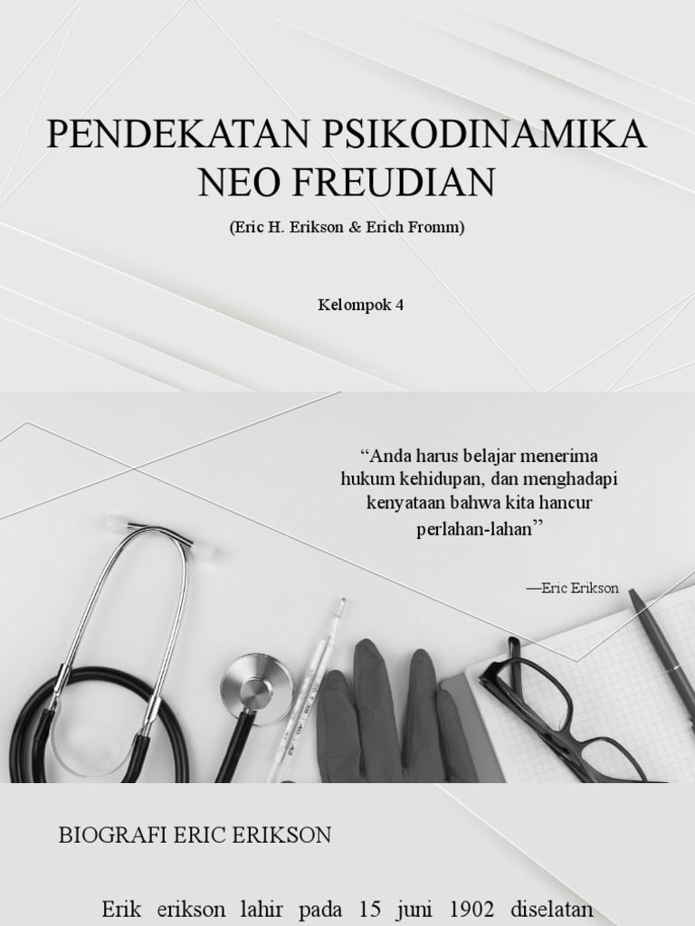 Pendekatan Psikodinamik Neo-Freudian | PDF