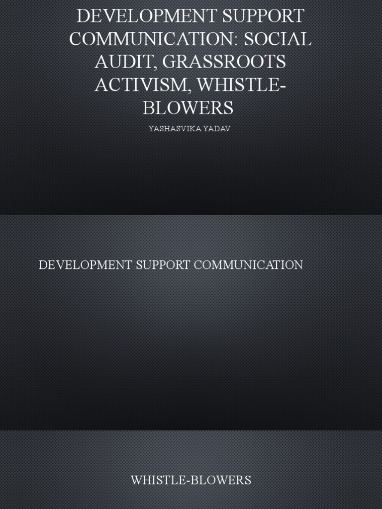 Development Support Communication | PDF | Public Sphere