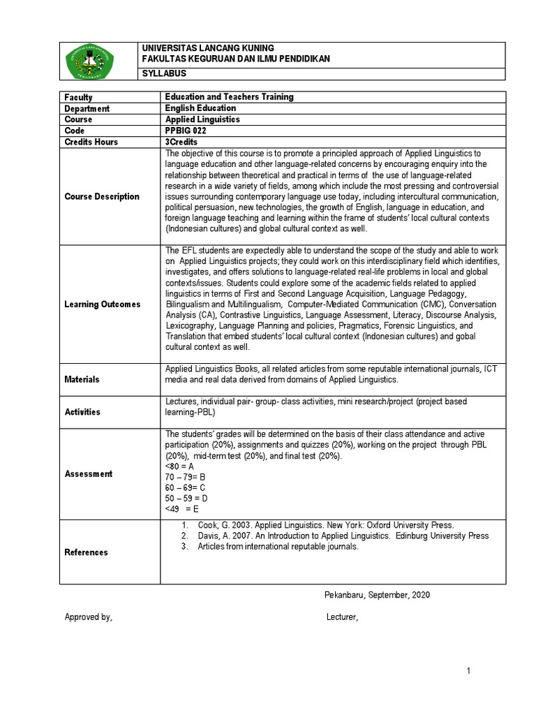 RPS | PDF | Applied Linguistics | Linguistics