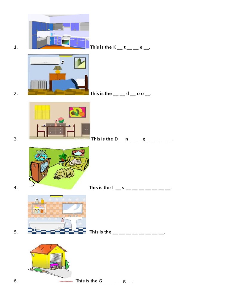 My-House-Worksheet - For 2 GR | PDF