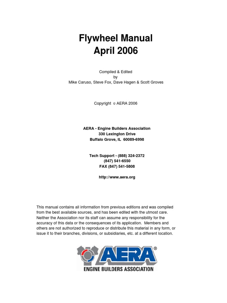 06 Aeraid Flywheel Manual | PDF | Car Body Styles | Car