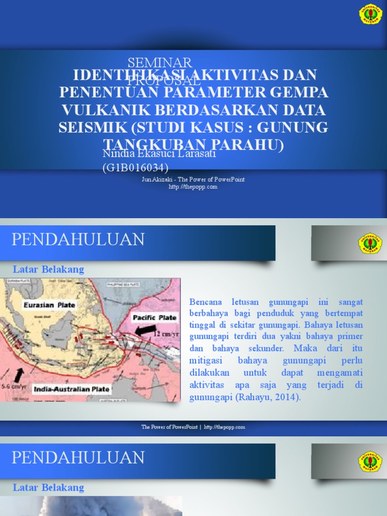 Contoh PPT Seminar Proposal | PDF