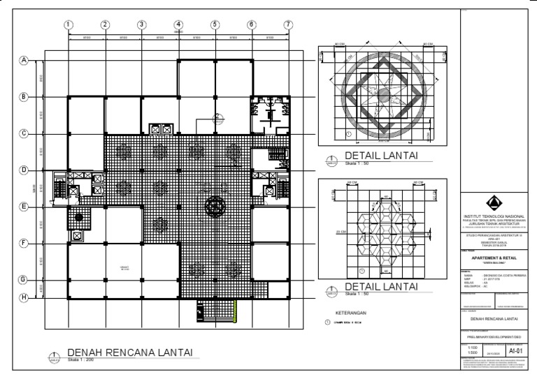 Denah Rencana Lantai | PDF