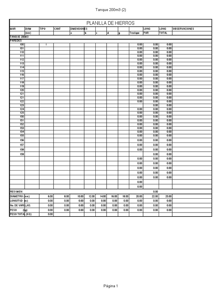 Tanque 200m3 | PDF