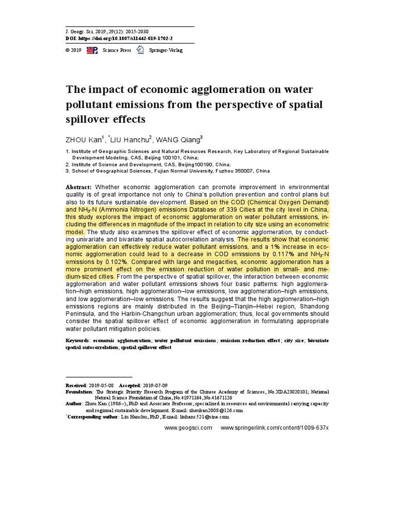 Zhou Liu | PDF | Air Pollution | Coefficient Of Determination