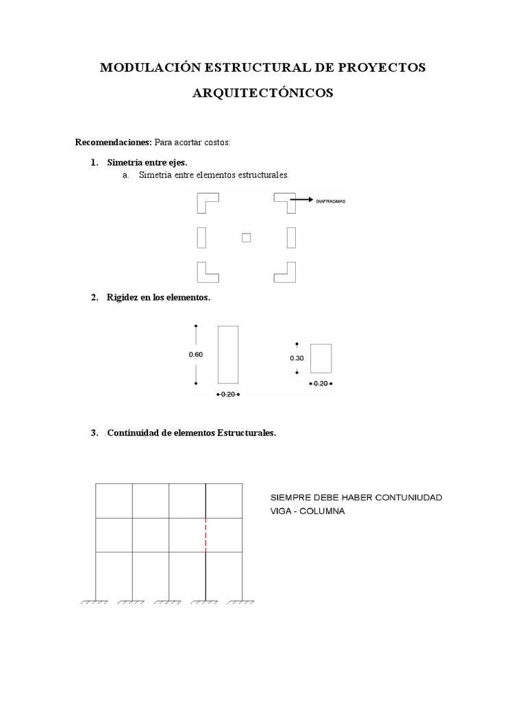 Modulación Estructural de Proyectos | PDF | Fundación (Ingeniería ...