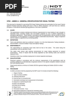 Asme Sec V Article 9 Visual Examination | PDF | Lighting | Visual Acuity