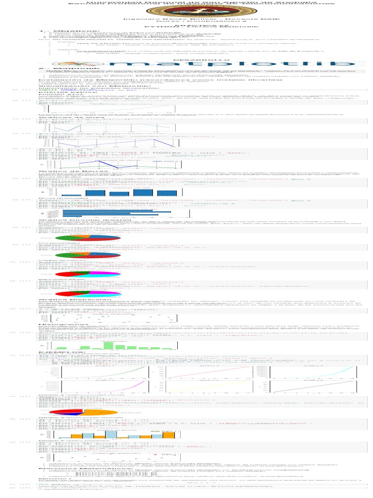 Practica - 05 - MatPlotLib | PDF | Histograma | Python (lenguaje de programación)