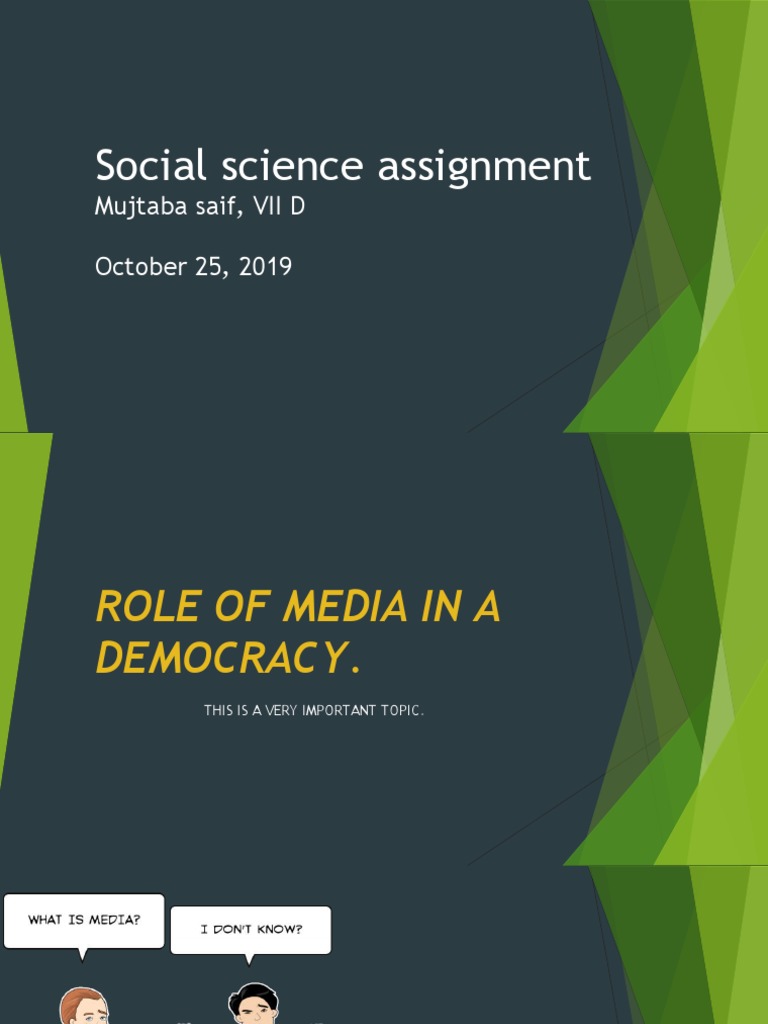 Role of Media in Democracy Explained | PDF | Social Science