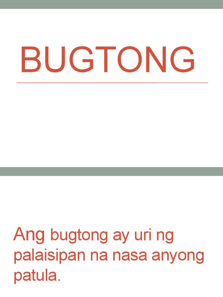 Bugtong | PDF