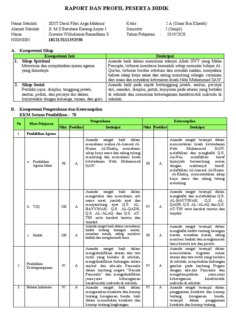Format Raport k13 - Semester 1 | PDF