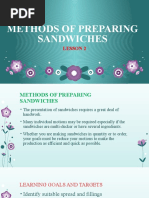 METHODS of Preparing Sandwiches | PDF | Sandwich | Salad