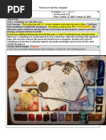 Art Report Card Comments Guide | PDF | Composition (Visual Arts) | Drawing