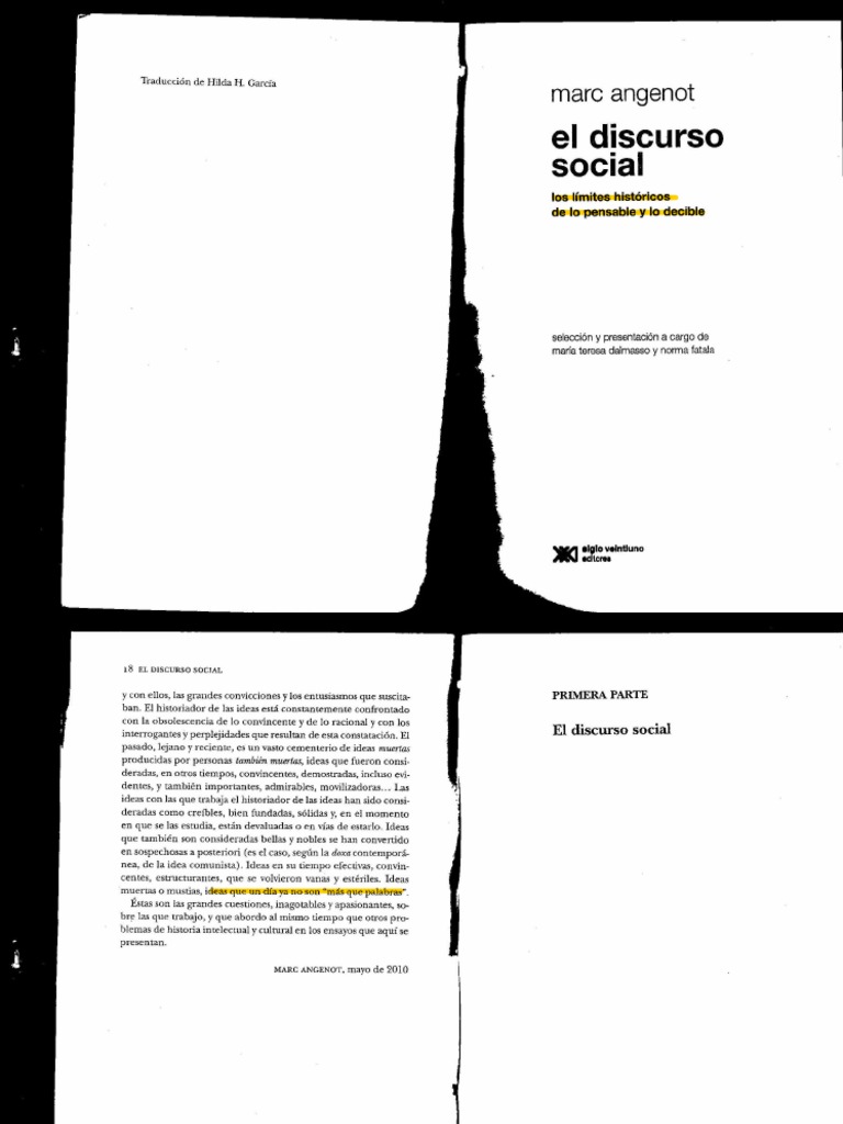 Angenot - El Discurso Social | PDF