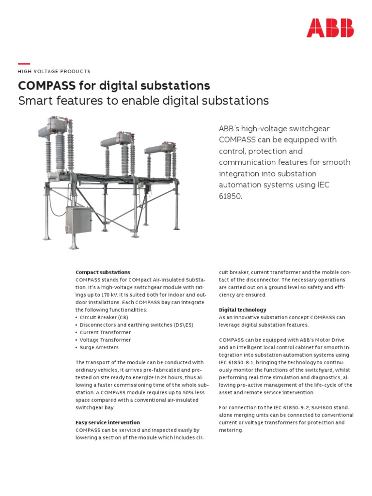 COMPASS For Digital Substations | PDF | Electrical Substation | Electrical Equipment