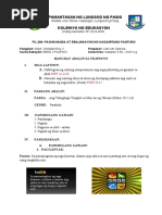 Parabula 3rd GR Demo Mark Lesson Plan PDF | PDF