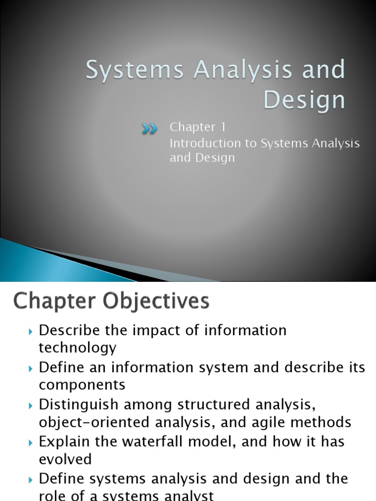 Introduction to Systems Analysis and Design: An Overview of Key ...