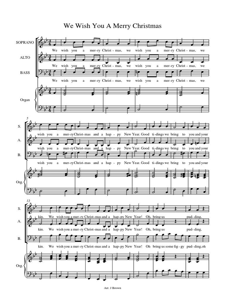 We Wish You A Merry Christmas: Soprano | PDF