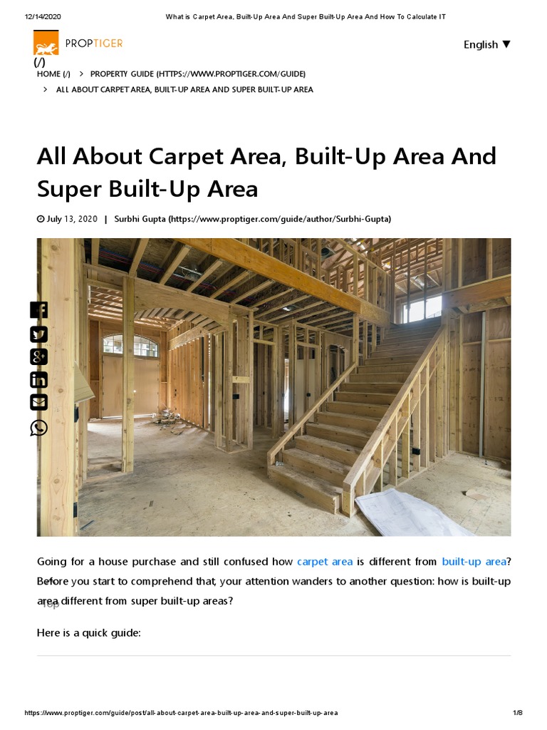 What Is Carpet Area, Built-Up Area and Super Built-Up Area and How To ...