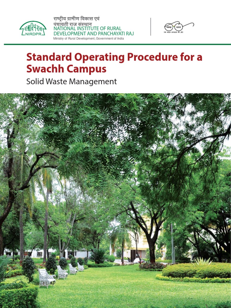 Standard Operating Procedure For A Swachh Campus: Solid Waste ...