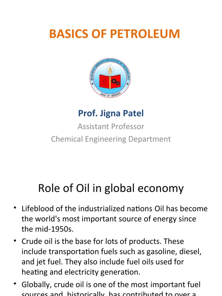 Module 1 Basics of Petroleum | PDF Module 1 Basics of Petroleum | PDF