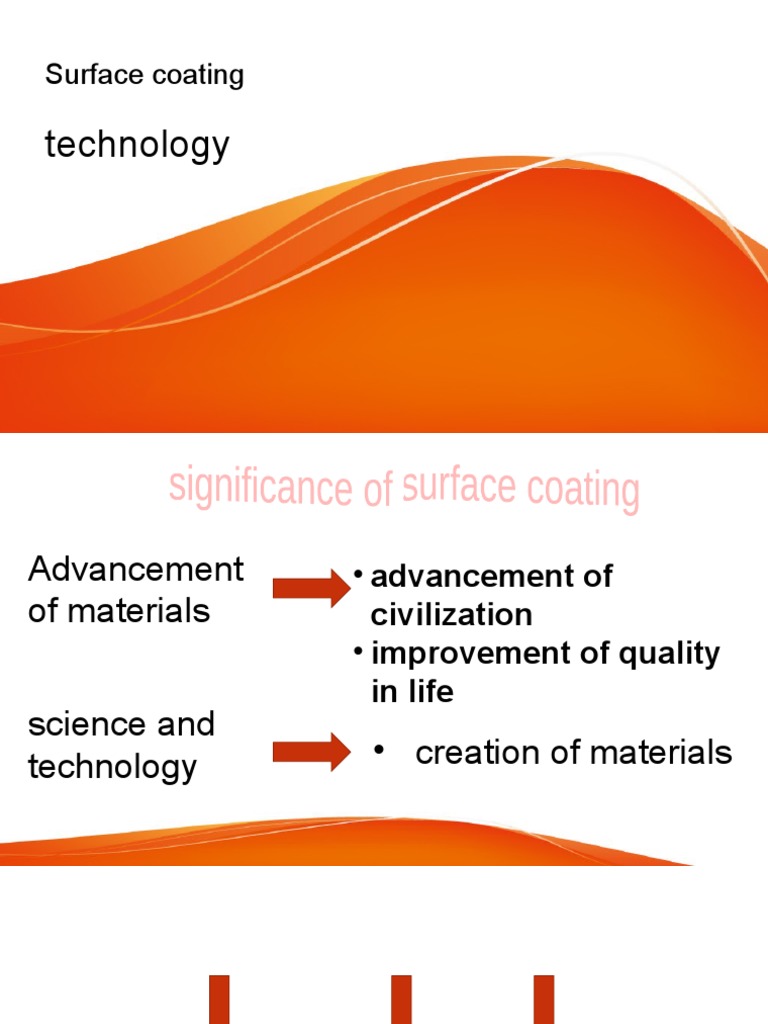 Surface Coating: Technology | PDF | Epoxy | Chemical Vapor Deposition