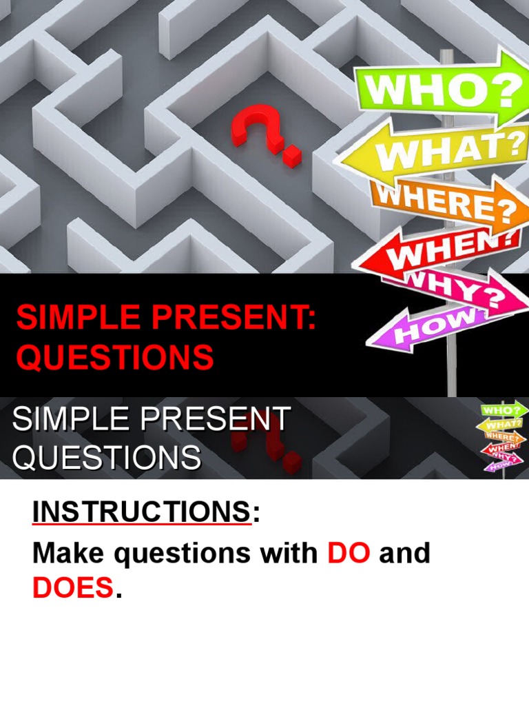 Simple Present Questions Grammar | PDF