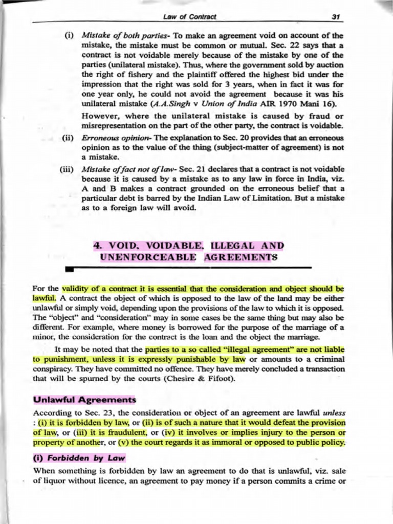 Void. Voidable Agreement | PDF | Gambling | Arbitration