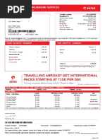Airtel Ownership Transfer NOC Template | PDF