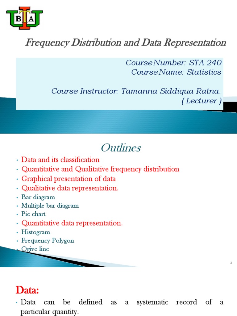Chapter02 - Data Represetation | PDF | Pie Chart | Statistics