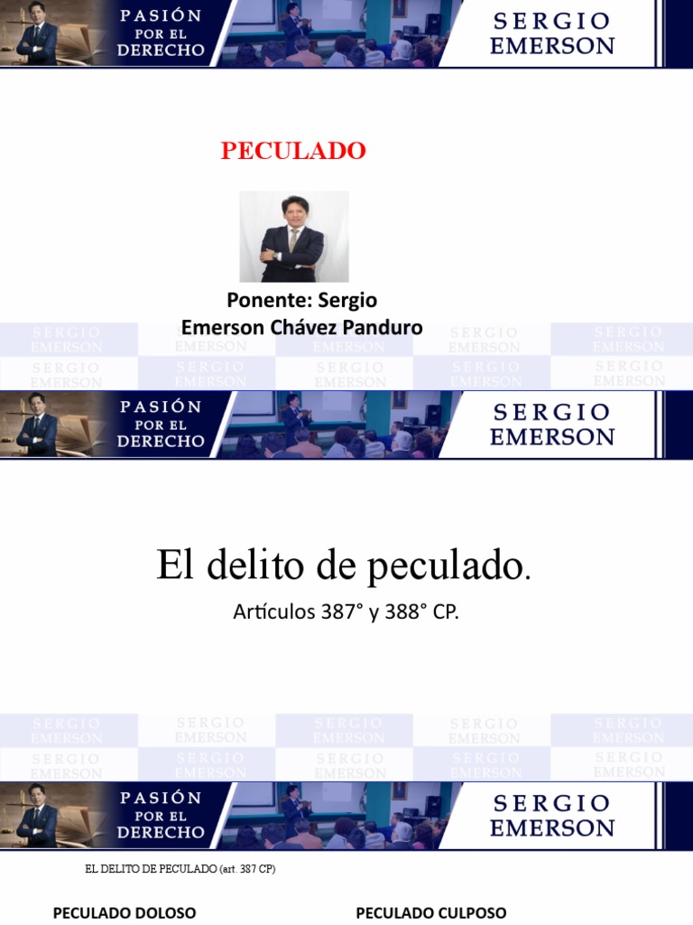 Delito de Peculado: Análisis y Estructura | PDF | Derecho penal | Castigos