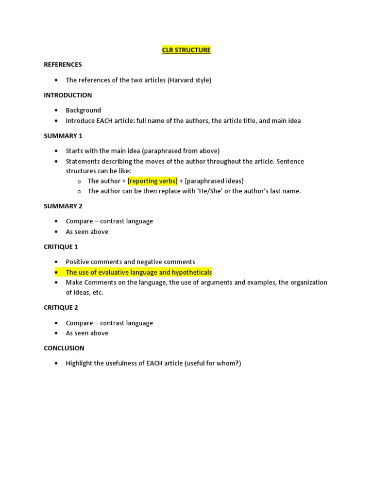 CLR Structure | PDF