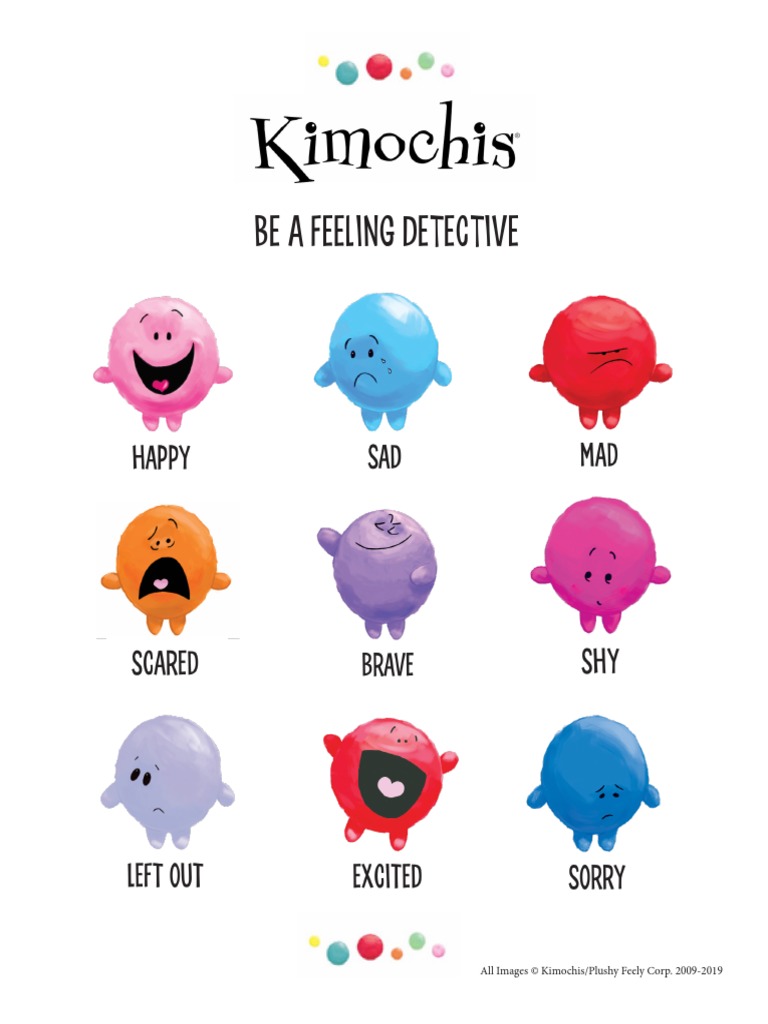 Be A Feeling Detective: All Images © Kimochis/Plushy Feely Corp. 2009 ...