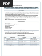 Sap SD Freshers Resume With Domain Experience | PDF | Sales | Sap Se