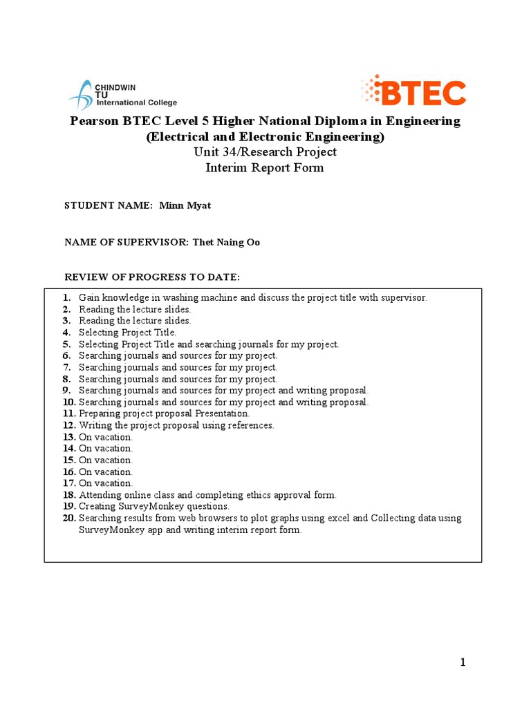 Pearson BTEC Level 5 Higher National Diploma in Engineering (Electrical and Electronic ...