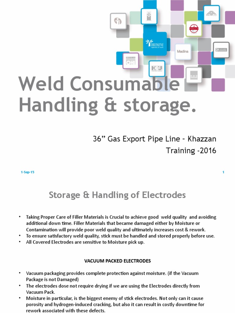 Storage & Handling of Weld Consumables - 1 | PDF | Welding | Construction