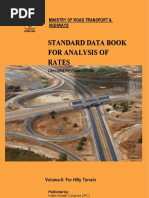 MORTH - STANDARD DATA BOOK FOR ANALYSIS OF RATES (1 ST Revision) | PDF