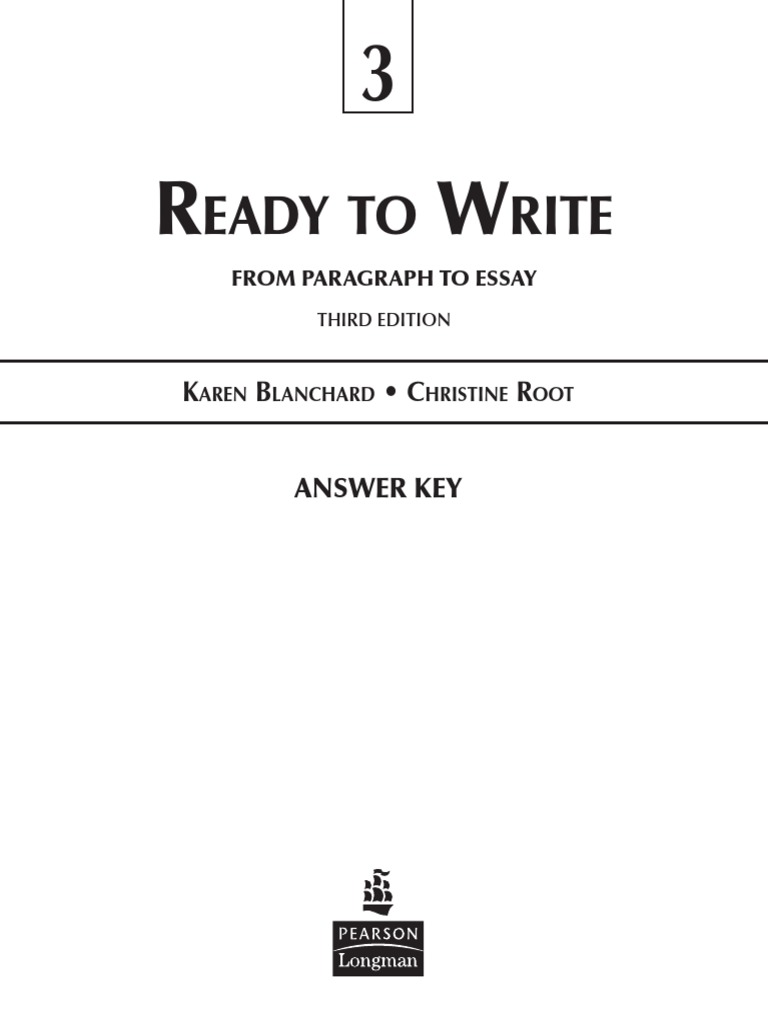 Ready To Write 3 Teacher's Book PDF | PDF | Memory | Essays