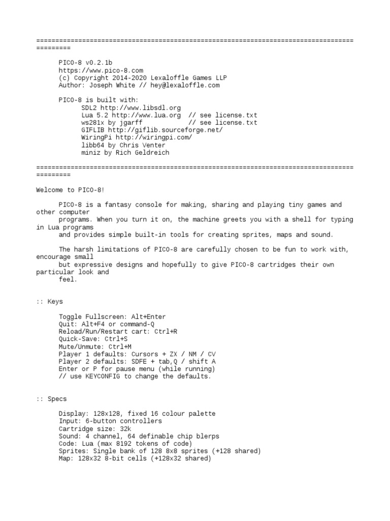 Pico 8 Pdf Computer File Filename