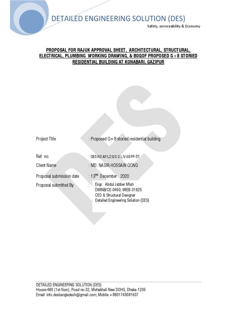 Offer Letter For Proposed G+8 Storied Structure at Konabari 13.12.2020 ...